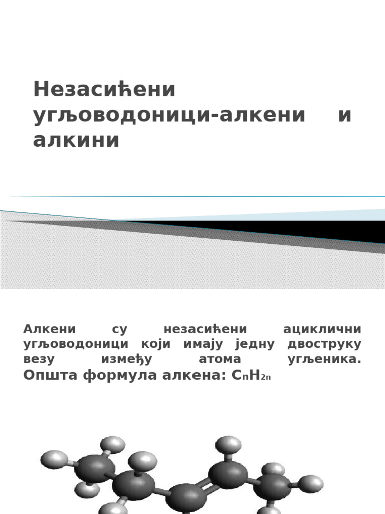 Alkeni I Alkini | PDF