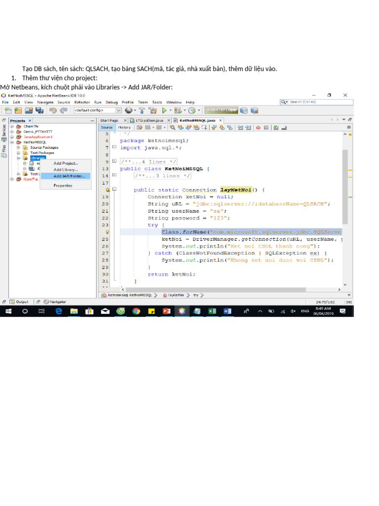 Huong Dan Doc Xuat Du Lieu Tu SQL | PDF