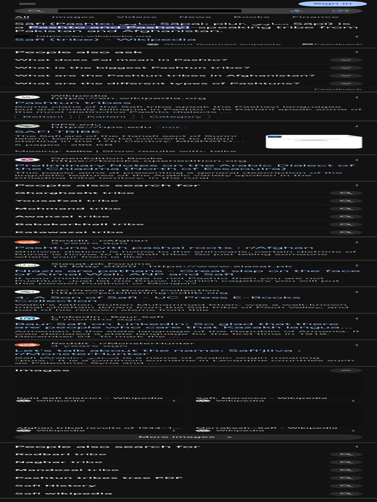 What Laagugee Does Safi Tribe Talkes - Google Search | PDF | Pashtuns