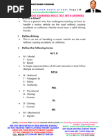 NTSA Driving School Theory Notes PDF | PDF | Traffic | Driver's License