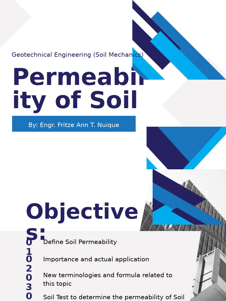DEMO PERMEABILITY OF SOIL | PDF | Soil Mechanics | Porosity