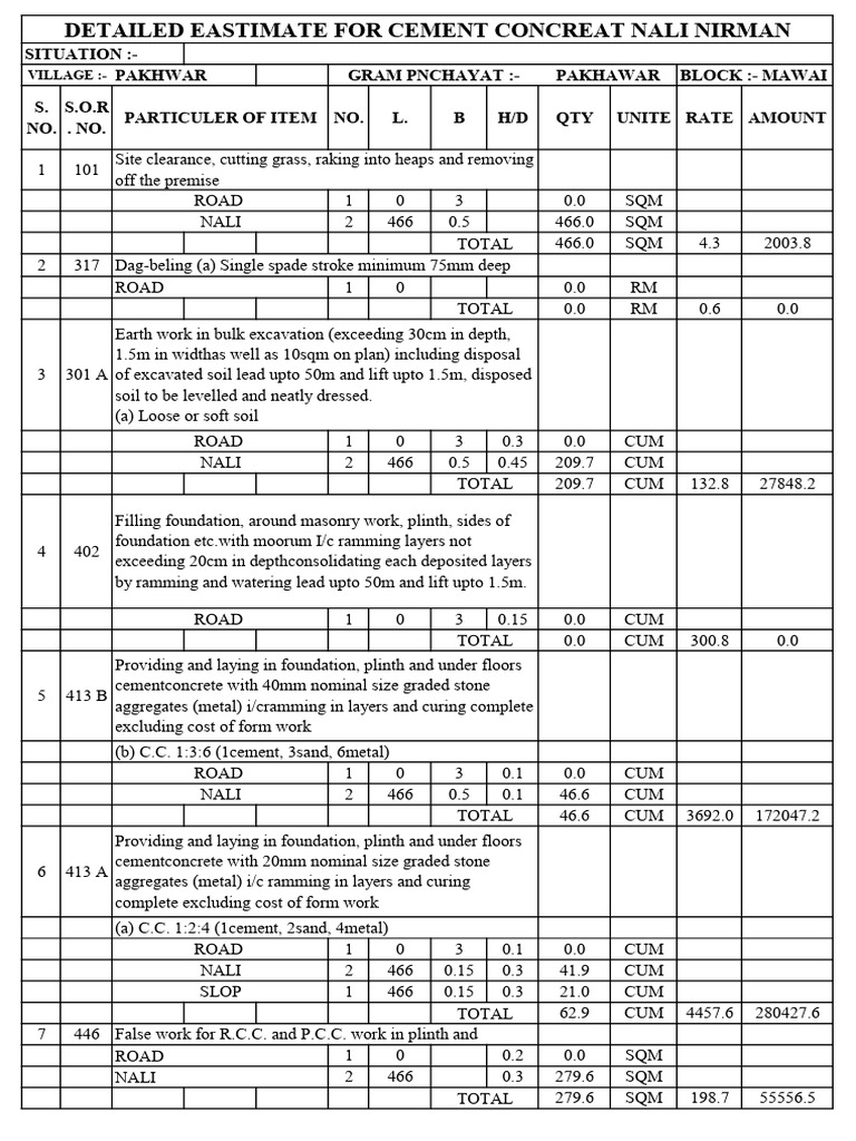 PAKHWAR NALI NIRMAN | PDF | Architectural Design | Architecture