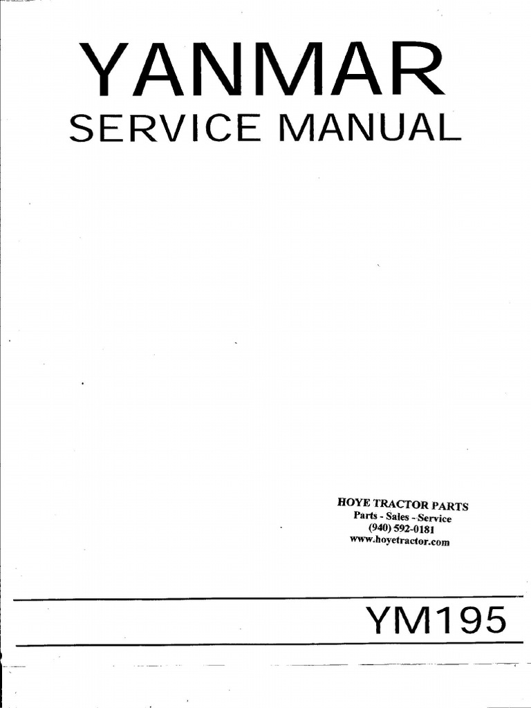 Yanmar | PDF