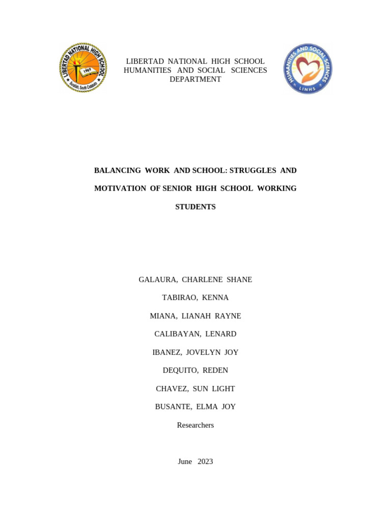 Balancing Work and Study | PDF | Motivation | Motivational