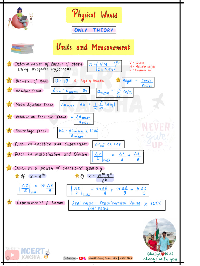 Physics Concepts for NCERT Students | PDF | Velocity | Acceleration