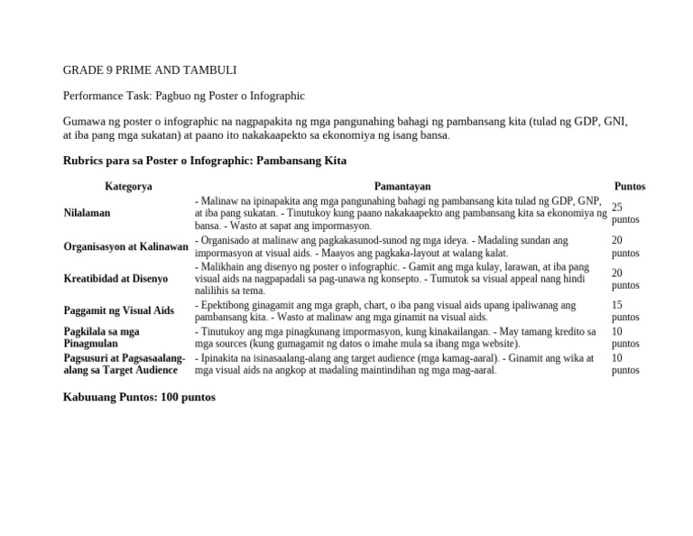 GRADE-9 English | PDF