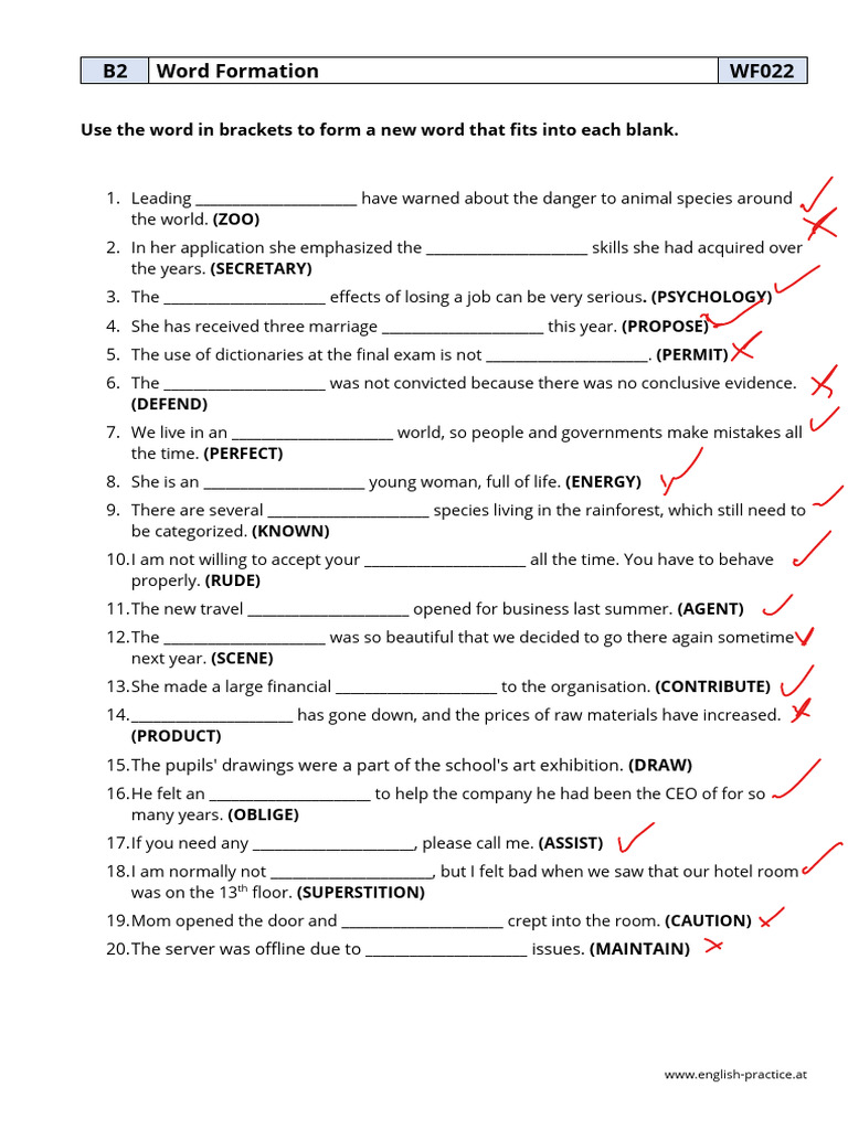 wf022 Word Formation | PDF