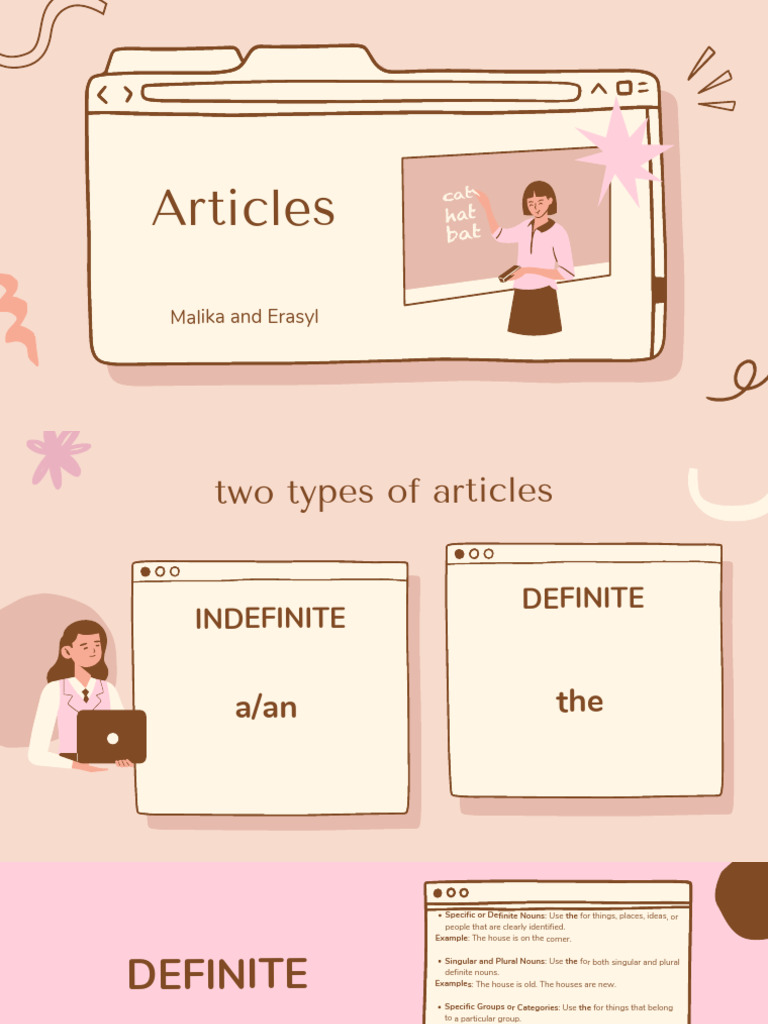 Understanding English Articles | PDF | Noun | Plural