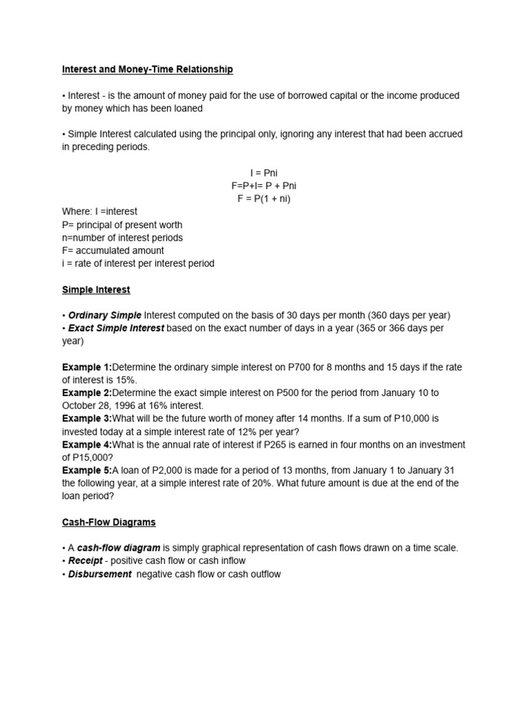 Simple interest | PDF | Interest | Compound Interest