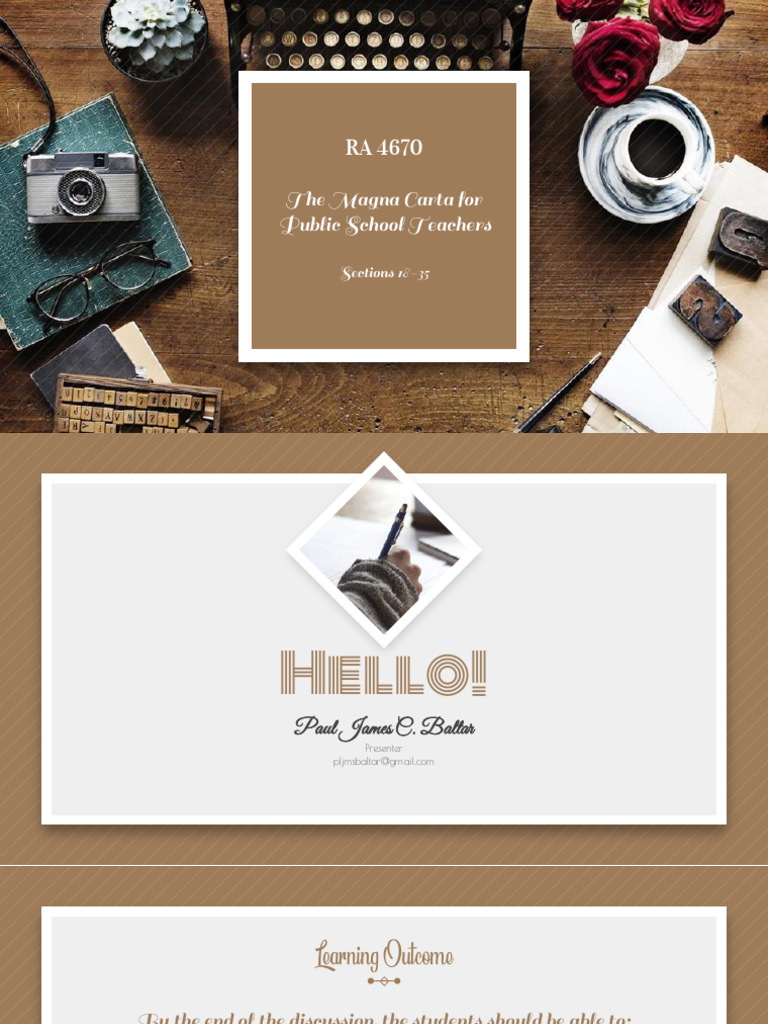 RA 4670: Teacher Benefits & Rights | PDF | Retirement | Teachers