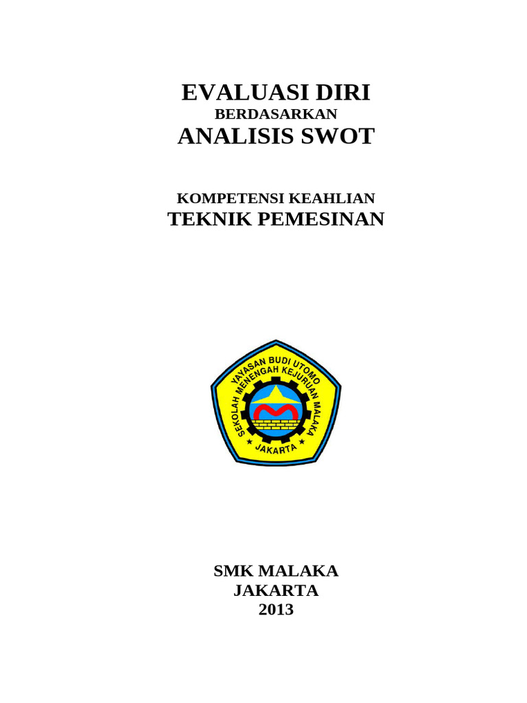 Evaluasi Diri SMK Malaka: Analisis SWOT | PDF
