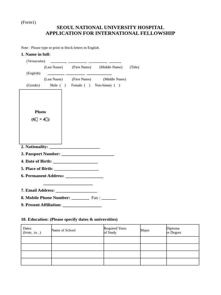 1-1. Form1. Application | PDF