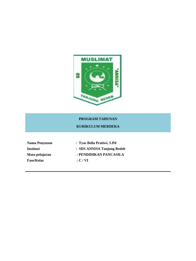 PROTA PPKN KELAS 6 | PDF