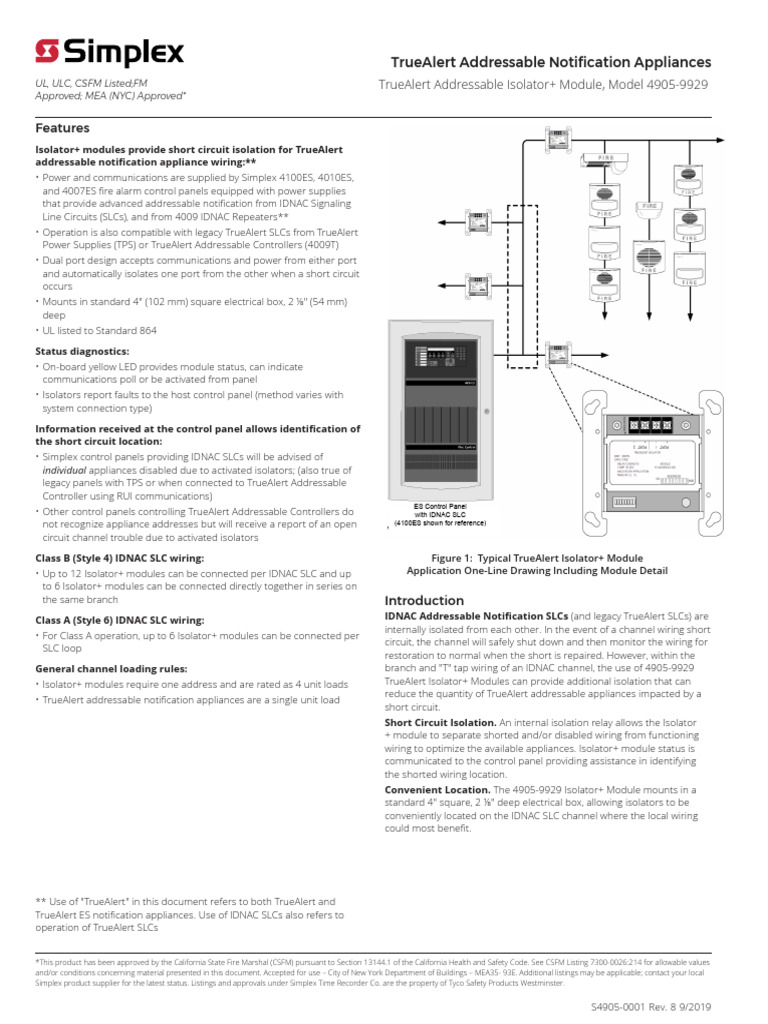 Aislador Simplex 4905-0001 | PDF | Electrical Wiring | Electrical ...