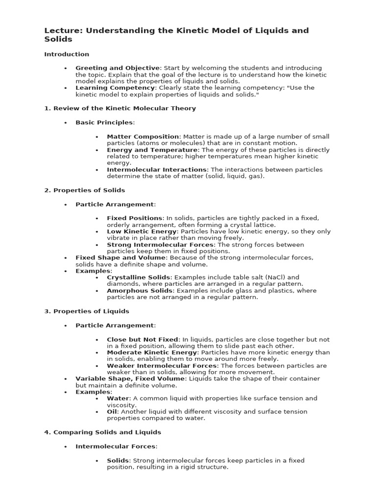 Lecture Note For Gen. Chem 2 | PDF | Chemical Polarity | Intermolecular ...