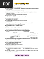 IGCSE Chemistry Paper 6 Revision Notes | PDF | Chemistry | Titration