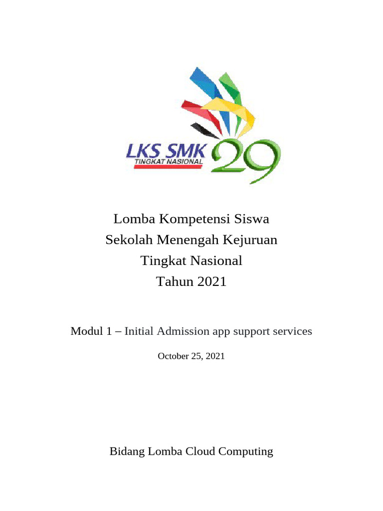 Lks Cc Nasional Modul1 2021 | PDF | Ip Address | Databases