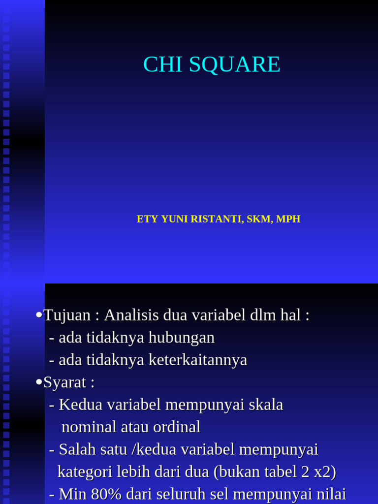 Chi Square | PDF