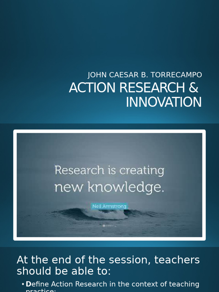 Action Research & | PDF | Methodology | Qualitative Research
