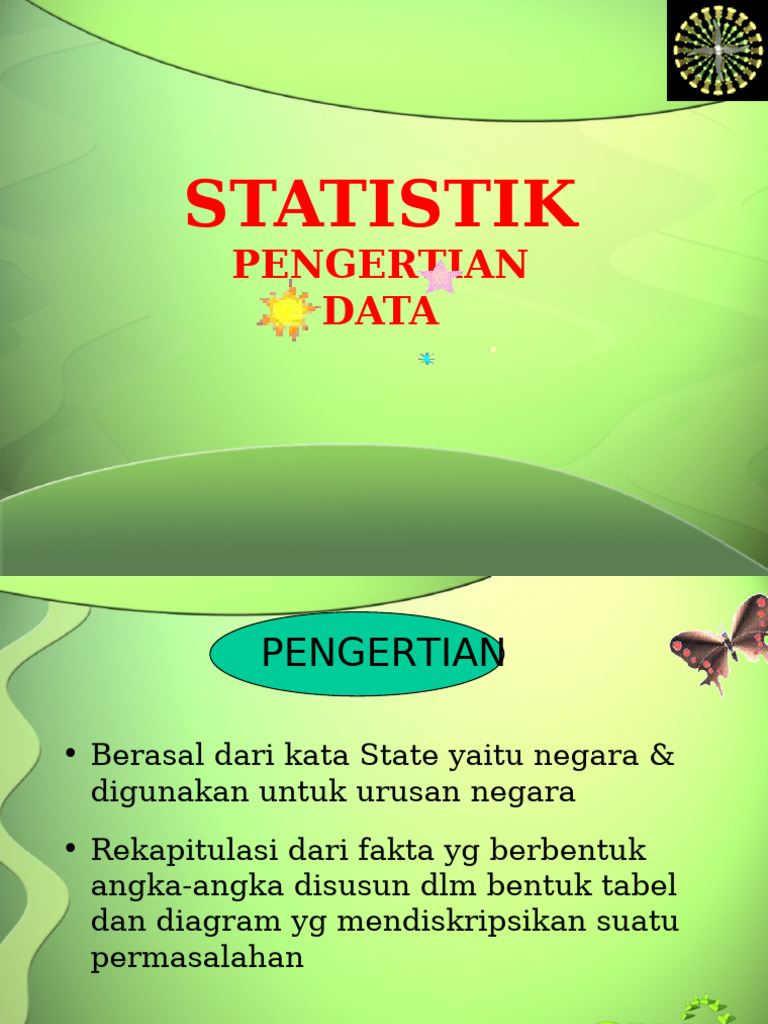 STATISTIK Pengertian Dan Data | PDF