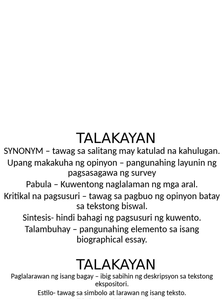 TALAKAYAN | PDF
