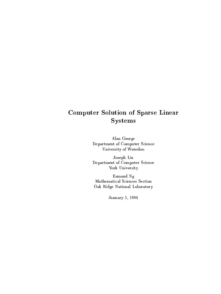 George Liu 1981 | PDF | Algebra | Linear Algebra
