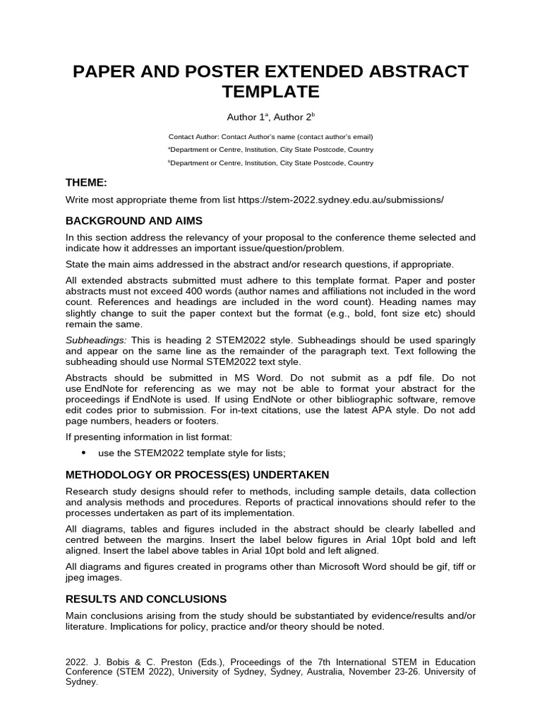 stem2022-paper-and-poster-extended-abstract-template_author ...
