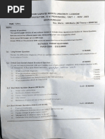 Muhs Exam Form Ug PG | PDF