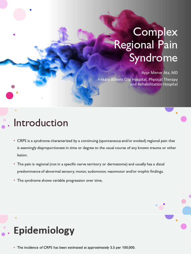 Understanding Complex Regional Pain Syndrome | PDF | Pain | Medical ...