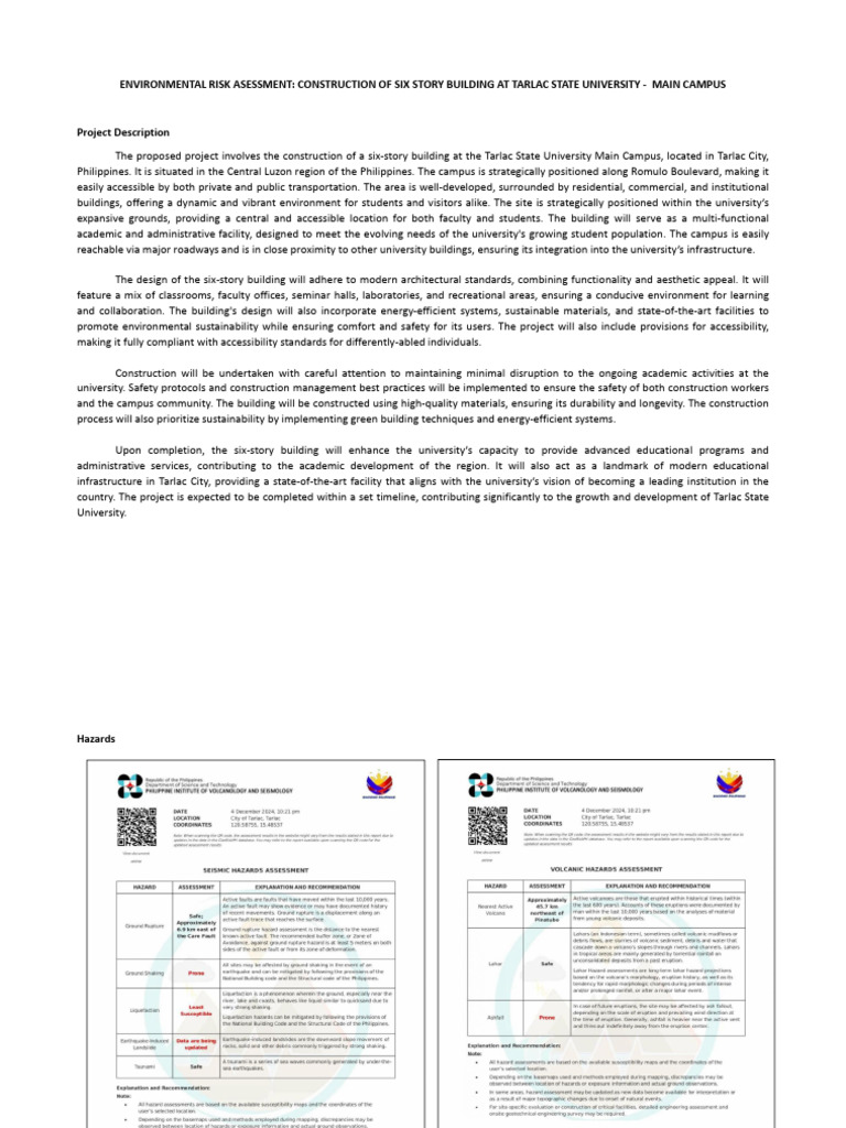 Construction of Six Story Building at Tarlac State University - Main ...