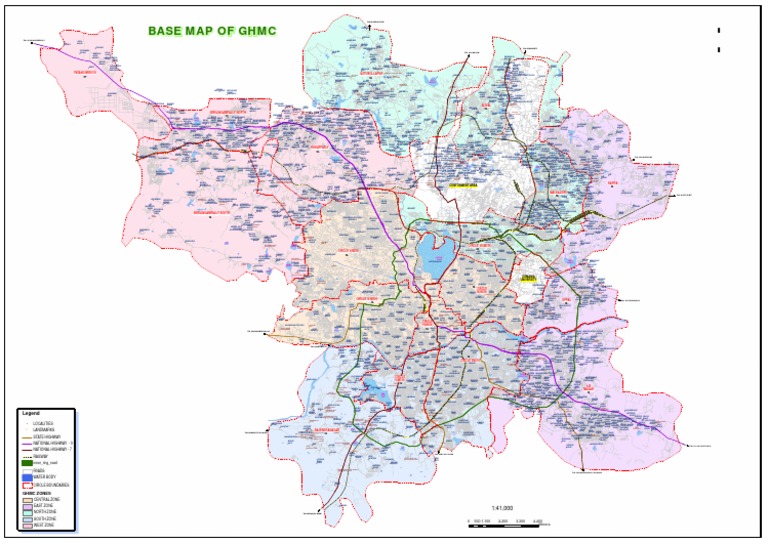 Base Map of GHMC | PDF | Hindu Mythology | Hindu Iconography