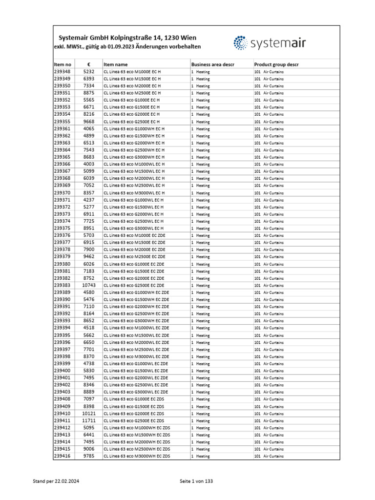 PL Systemair Feb 2024 | PDF | Temperature | Building