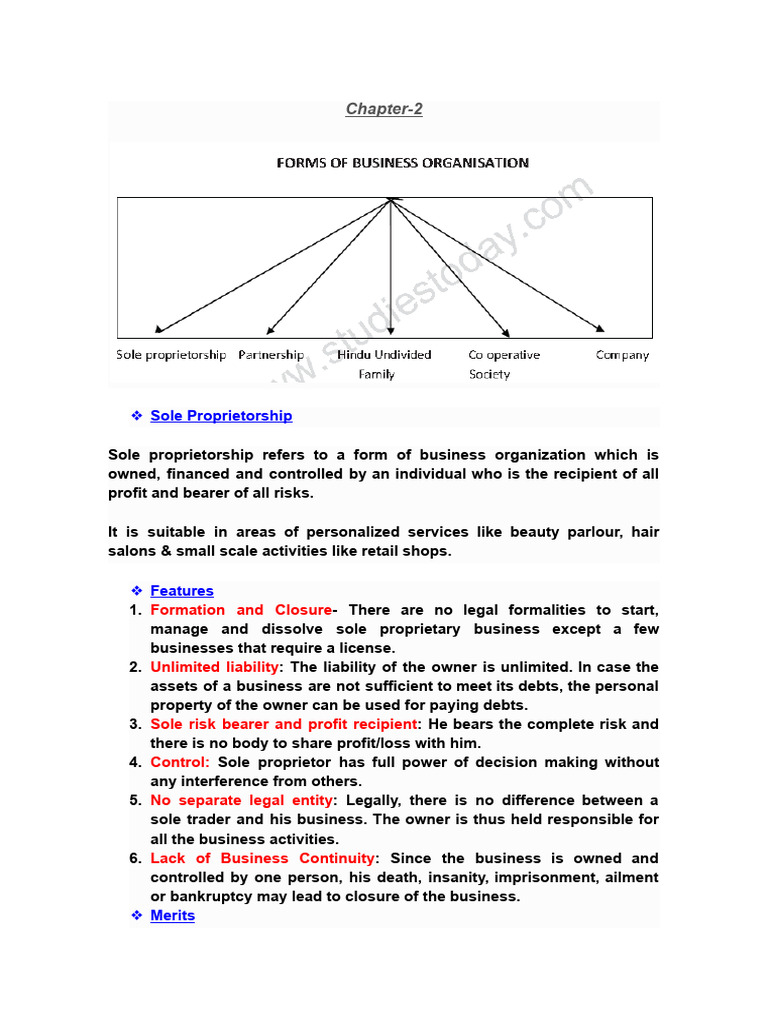 Understanding Sole Proprietorship & Partnership | PDF | Partnership ...