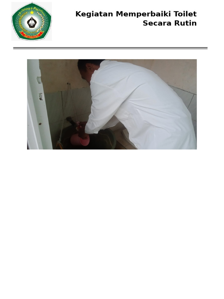 Kegiatan Memperbaiki Toilet | PDF