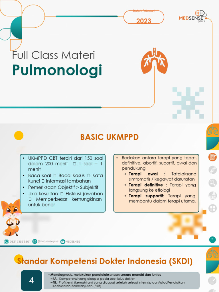 (Materi) Pulmonologi | PDF