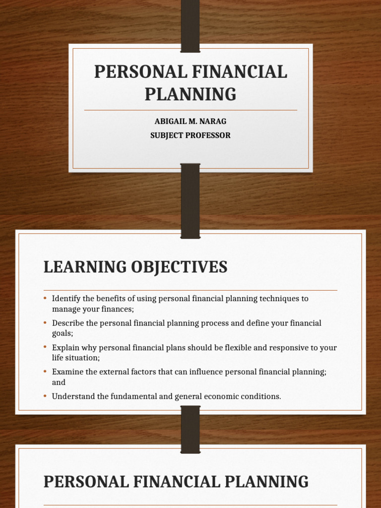 PERSONAL-FINANCIAL-PLANNING | PDF | Sensitivity Analysis | Retirement