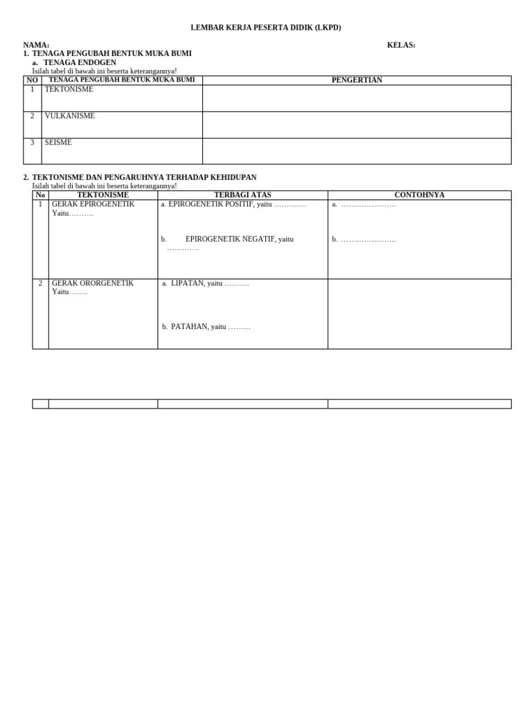 LKPD Tenaga Pengubah Bentuk | PDF