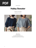 Robinia Sweater English | PDF | Knitting | Basic Knitted Fabrics