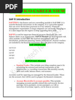 SAP FICO Accounts Receivable T-Codes | PDF | Invoice | Payments