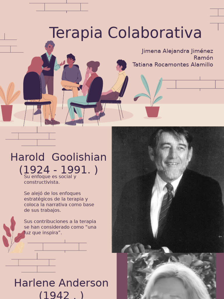 Terapia Colaborativa de Goolishian | PDF | Ciencias del comportamiento ...