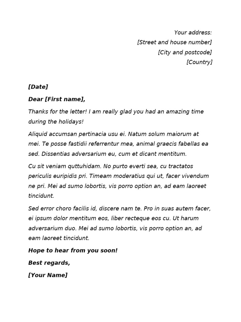 Personal Address Confirmation Letter | PDF