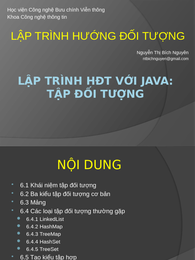 Lap Trinh Huong Doi Tuong - T5 | PDF