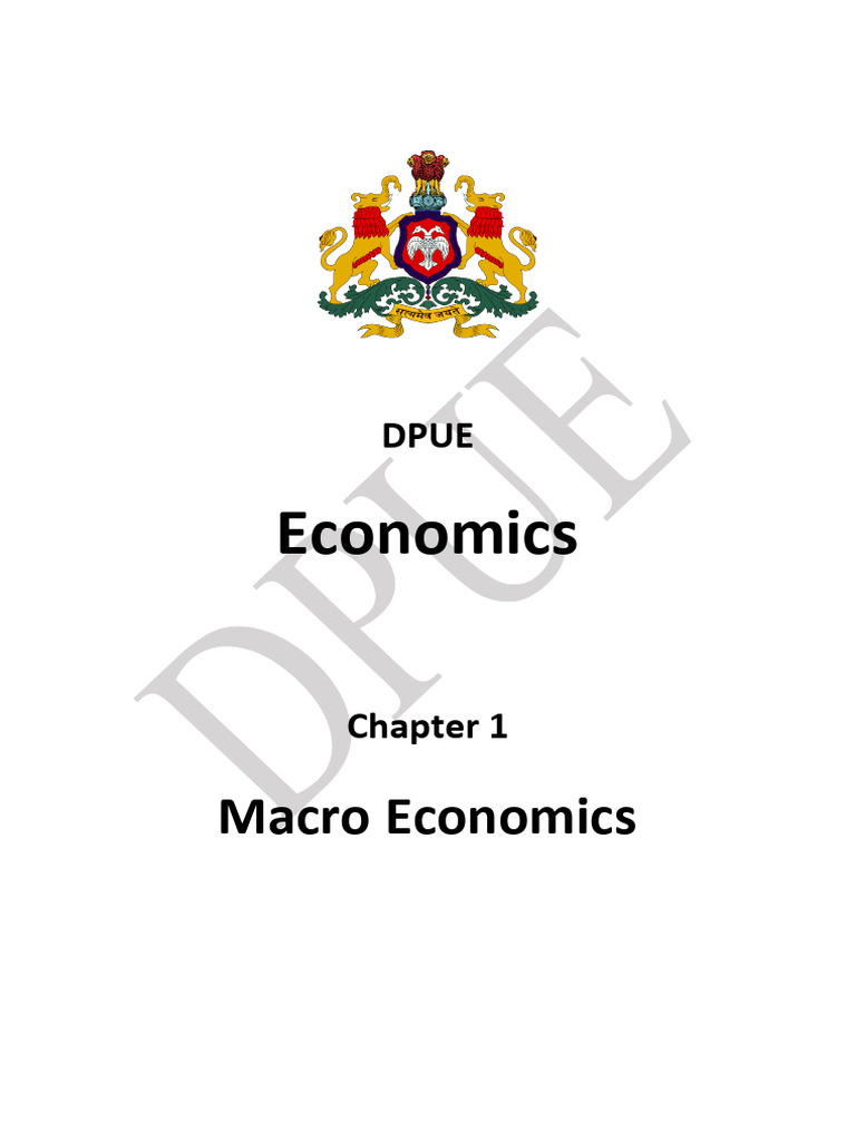 Macroeconomics Overview for Students | PDF | Macroeconomics | Economics