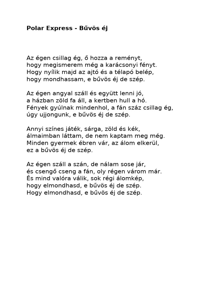 Polar Express | PDF