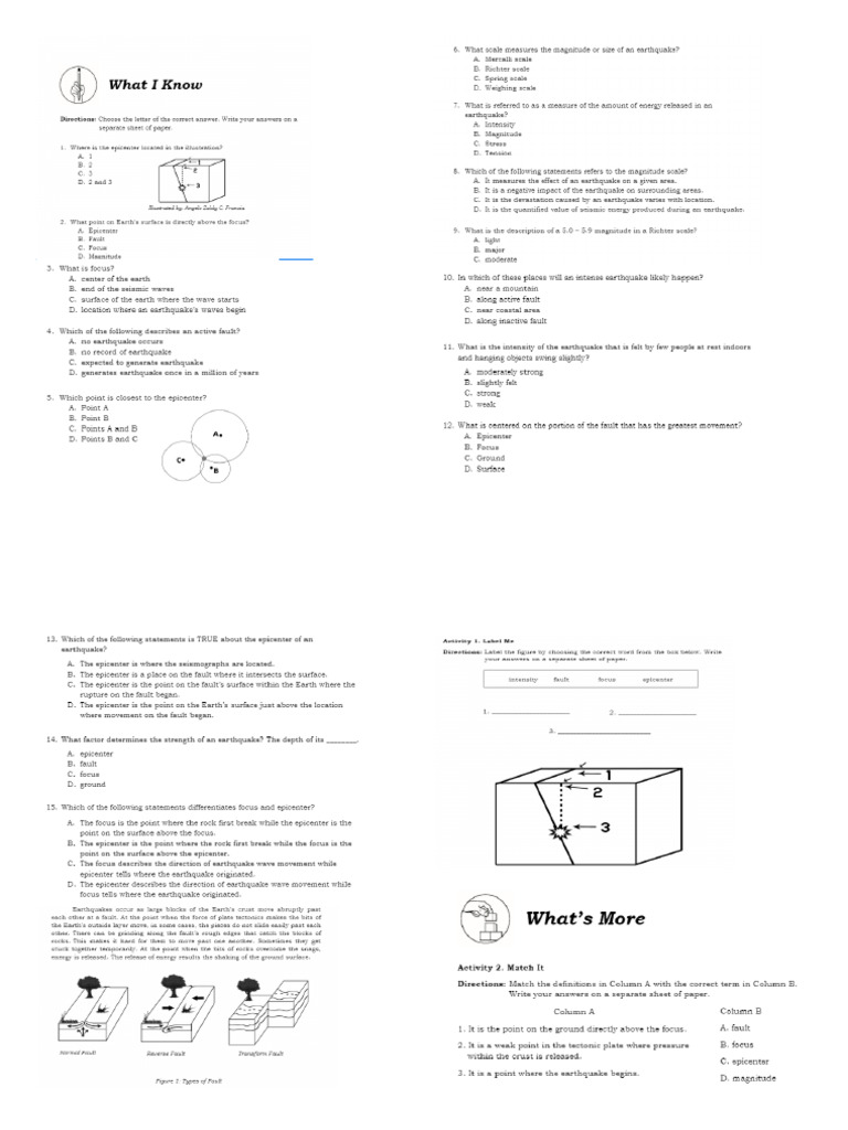 Act Sheet October 14 | PDF