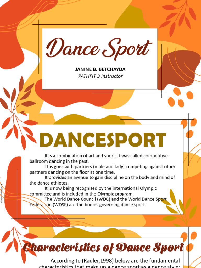 Overview of Dance Sport Characteristics | PDF | Ballroom Dance | Dances