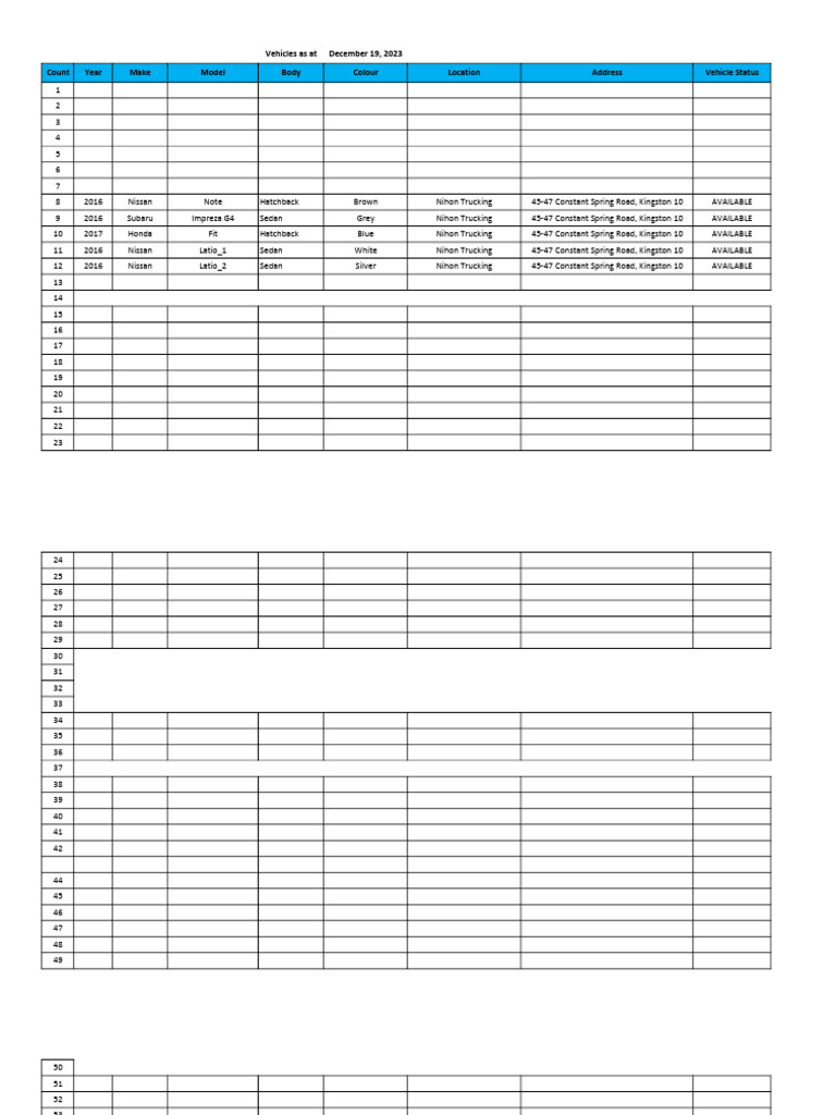 Listing | PDF
