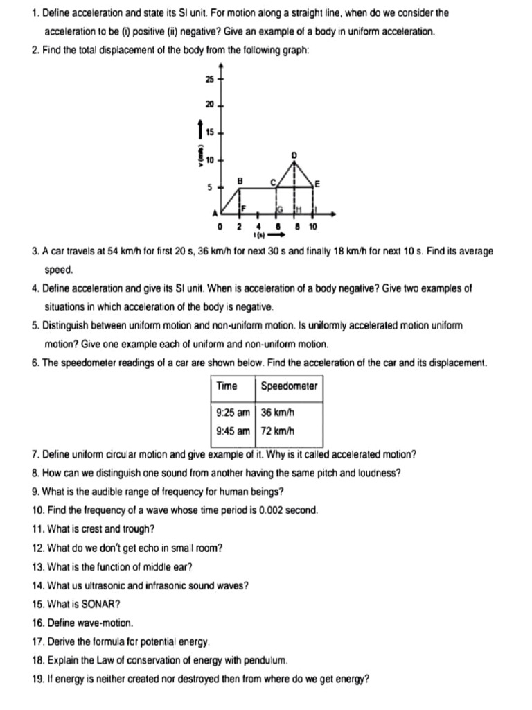 (PHYSICS) 9th Holiday Homework | PDF | Force | Metrology