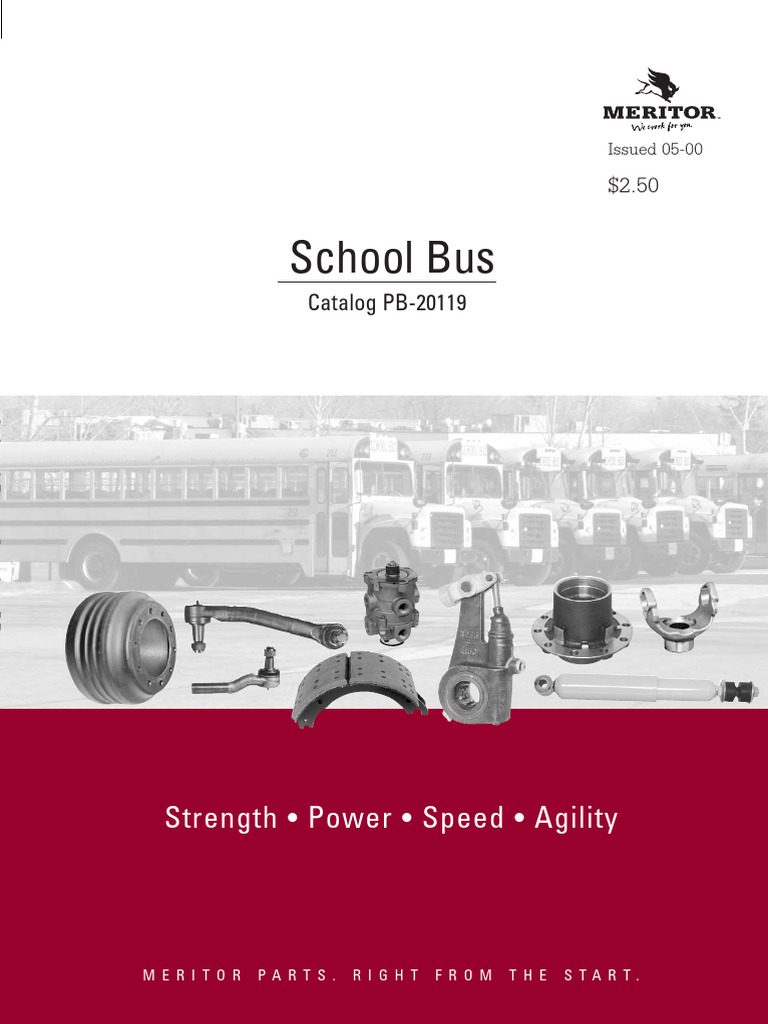 School Bus: Strength - Power - Speed - Agility | PDF | Brake | Vehicle ...