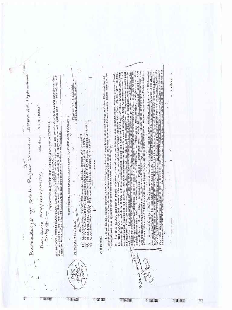 162 Go Naming of Institution Doner | PDF